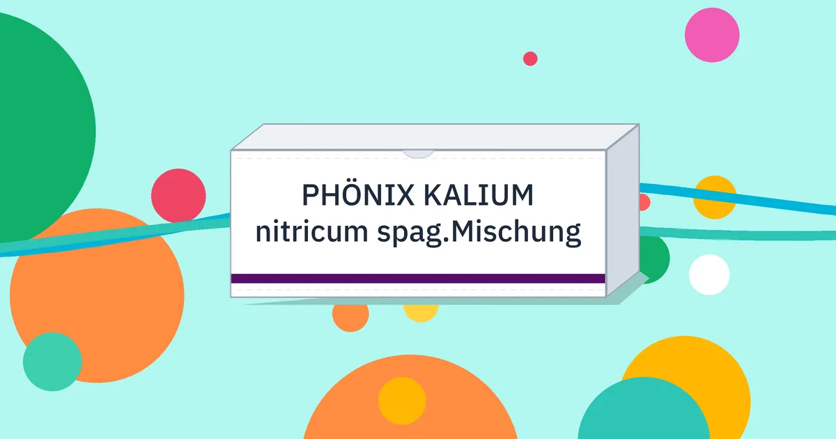 Symbolbild: Packung mit der Aufschrift PHÖNIX KALIUM nitricum spag.Mischung (PZN 04223470) – Verfügbarkeit und Bezug in Apotheken in Frankfurt am Main