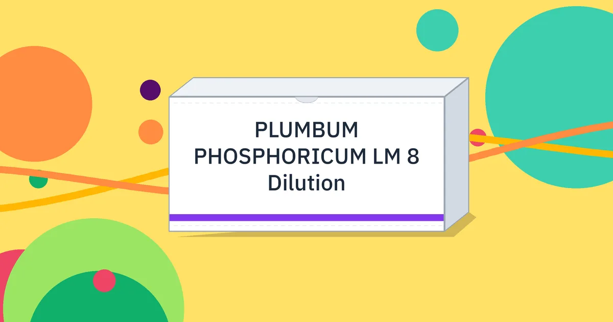 Symbolbild: Packung mit der Aufschrift PLUMBUM PHOSPHORICUM LM 8 Dilution (PZN 13042425) – Verfügbarkeit und Bezug in Apotheken in Frankfurt am Main