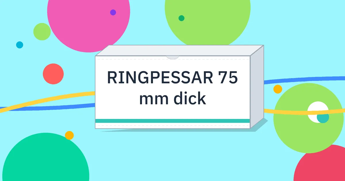 Symbolbild: Packung mit der Aufschrift RINGPESSAR 75 mm dick (PZN 07278394) – Verfügbarkeit und Bezug in Apotheken in Frankfurt am Main