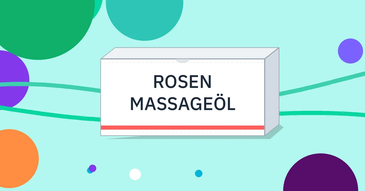 Symbolbild: Packung mit der Aufschrift ROSEN MASSAGEÖL (PZN 16325721) – Verfügbarkeit und Bezug in Apotheken in Frankfurt am Main