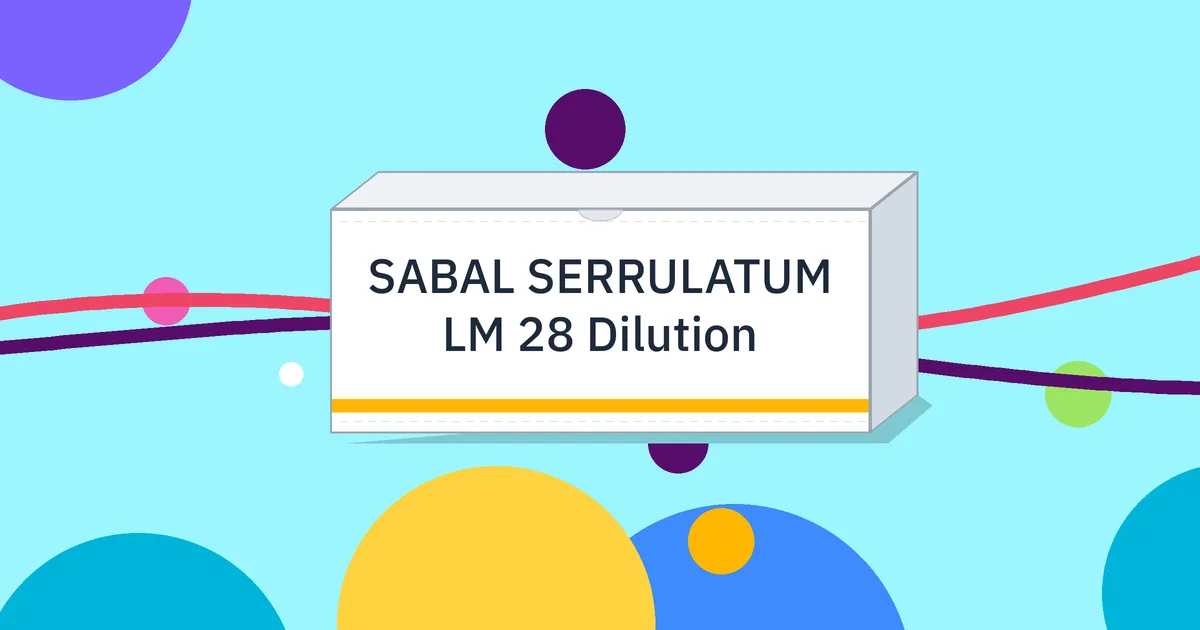 Symbolbild: Packung mit der Aufschrift SABAL SERRULATUM LM 28 Dilution (PZN 13175149) – Verfügbarkeit und Bezug in Apotheken in Frankfurt am Main