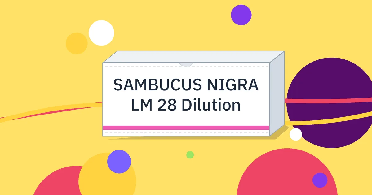 Symbolbild: Packung mit der Aufschrift SAMBUCUS NIGRA LM 28 Dilution (PZN 13181440) – Verfügbarkeit und Bezug in Apotheken in Frankfurt am Main