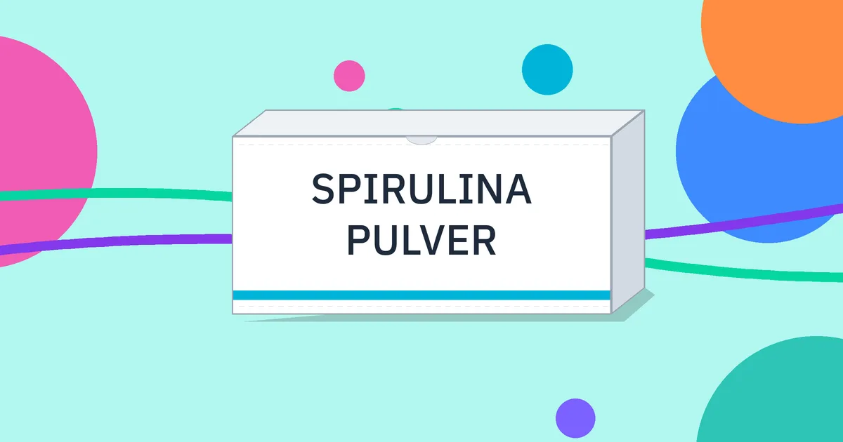Symbolbild: Packung mit der Aufschrift SPIRULINA PULVER (PZN 07479543) – Verfügbarkeit und Bezug in Apotheken in Frankfurt am Main