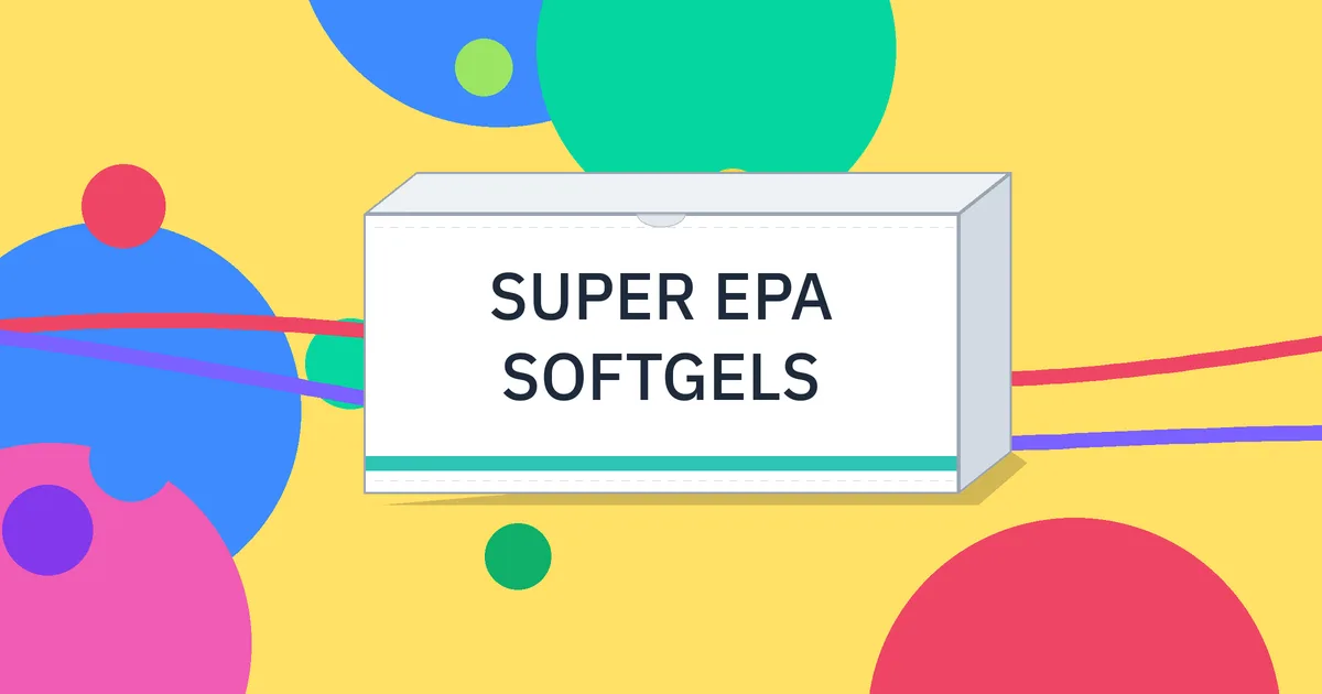 Symbolbild: Packung mit der Aufschrift SUPER EPA SOFTGELS (PZN 16800228) – Verfügbarkeit und Bezug in Apotheken in Frankfurt am Main