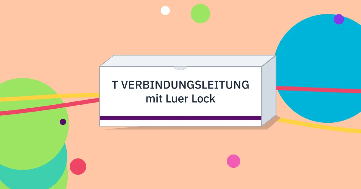 Symbolbild: Packung mit der Aufschrift T VERBINDUNGSLEITUNG mit Luer Lock (PZN 07264400) – Verfügbarkeit und Bezug in Apotheken in Frankfurt am Main