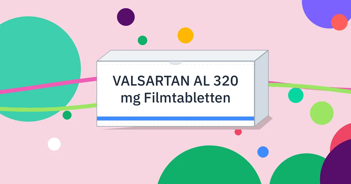 Symbolbild: Packung mit der Aufschrift VALSARTAN AL 320 mg Filmtabletten (PZN 07758438) – Verfügbarkeit und Bezug in Apotheken in Frankfurt am Main