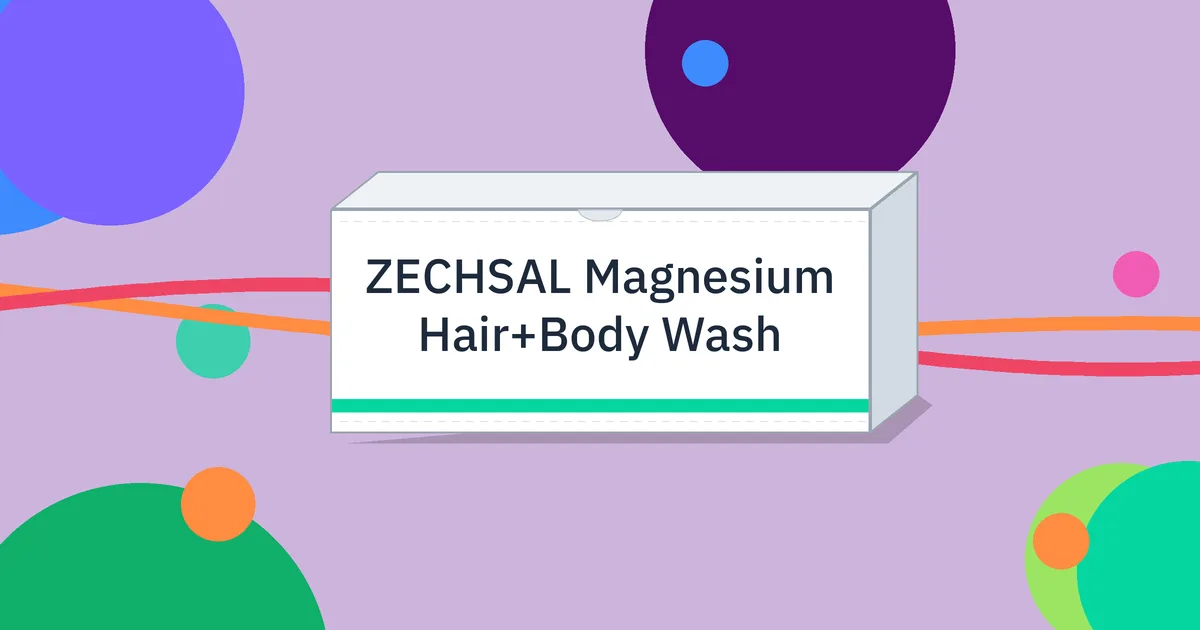 Symbolbild: Packung mit der Aufschrift ZECHSAL Magnesium Hair+Body Wash (PZN 16235828) – Verfügbarkeit und Bezug in Apotheken in Frankfurt am Main