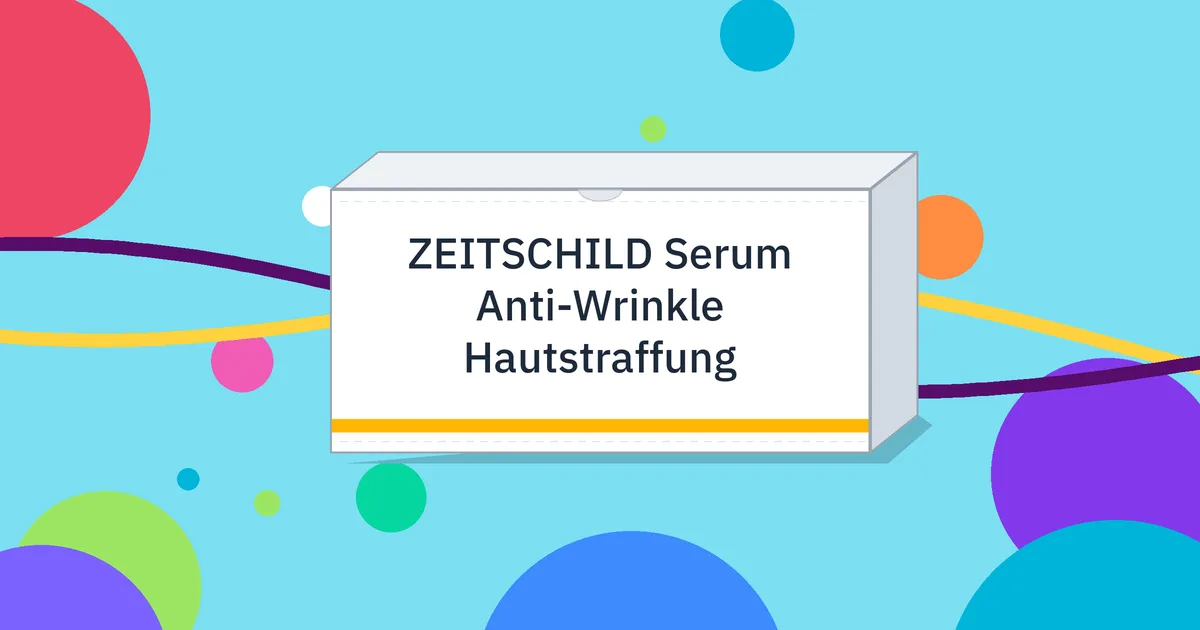 Symbolbild: Packung mit der Aufschrift ZEITSCHILD Serum Anti-Wrinkle Hautstraffung (PZN 20864398) – Verfügbarkeit und Bezug in Apotheken in Frankfurt am Main