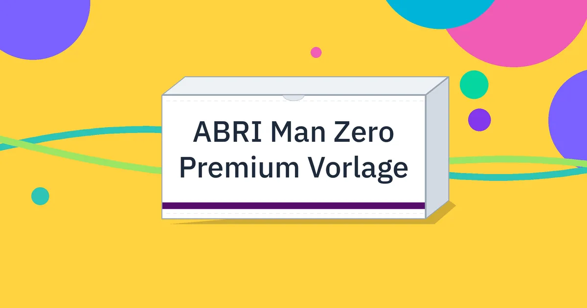 Symbolbild: Packung mit der Aufschrift ABRI Man Zero Premium Vorlage (PZN 07798426) – Verfügbarkeit und Bezug in Apotheken in Frankfurt am Main