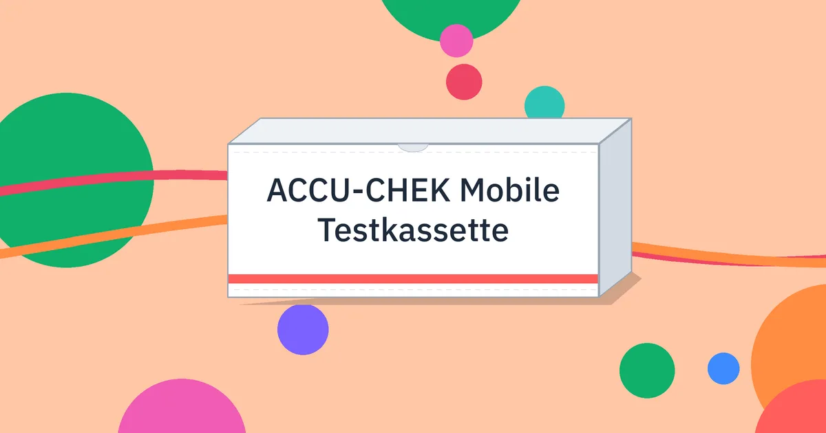 Symbolbild: Packung mit der Aufschrift ACCU-CHEK Mobile Testkassette (PZN 16625311) – Verfügbarkeit und Bezug in Apotheken in Frankfurt am Main