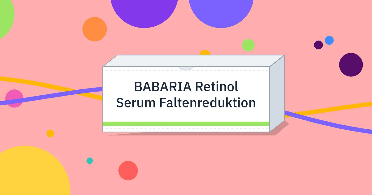 Symbolbild: Packung mit der Aufschrift BABARIA Retinol Serum Faltenreduktion (PZN 18119693) – Verfügbarkeit und Bezug in Apotheken in Frankfurt am Main