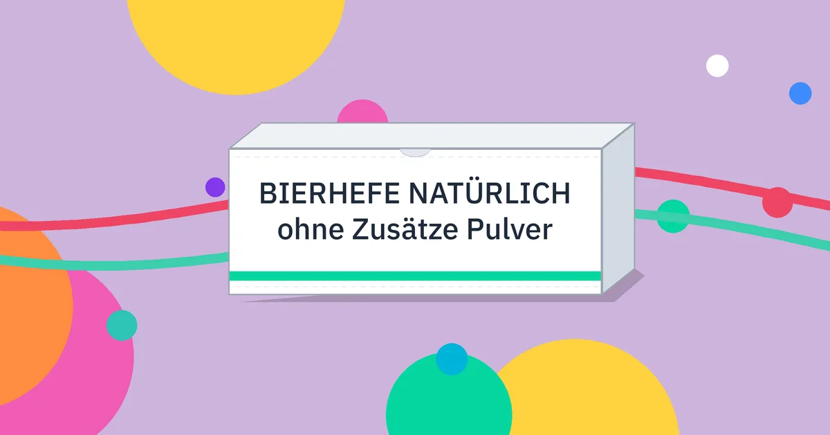 Symbolbild: Packung mit der Aufschrift BIERHEFE NATÜRLICH ohne Zusätze Pulver (PZN 11330864) – Verfügbarkeit und Bezug in Apotheken in Frankfurt am Main