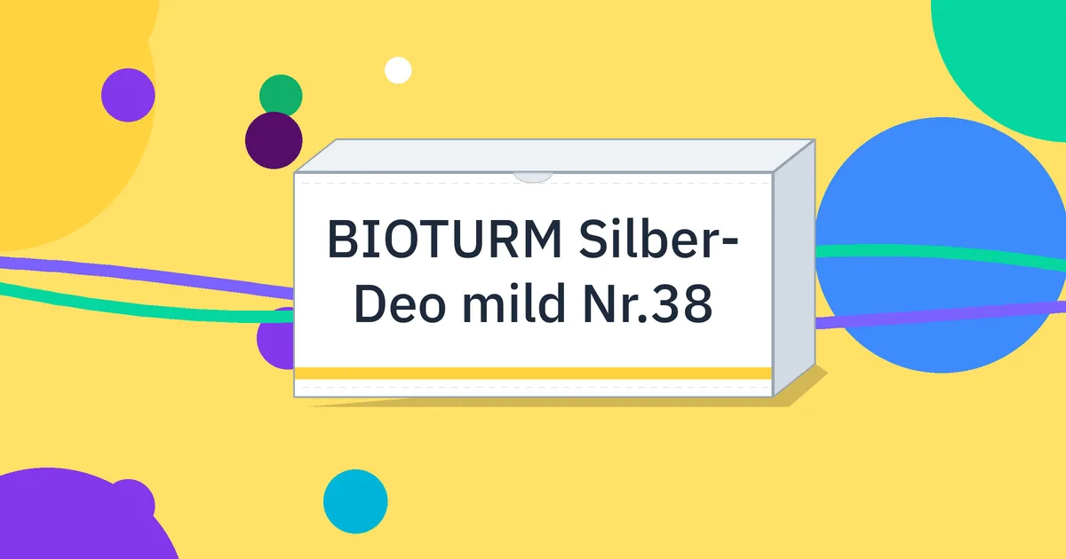 Symbolbild: Packung mit der Aufschrift BIOTURM Silber-Deo mild Nr.38 (PZN 09488227) – Verfügbarkeit und Bezug in Apotheken in Frankfurt am Main