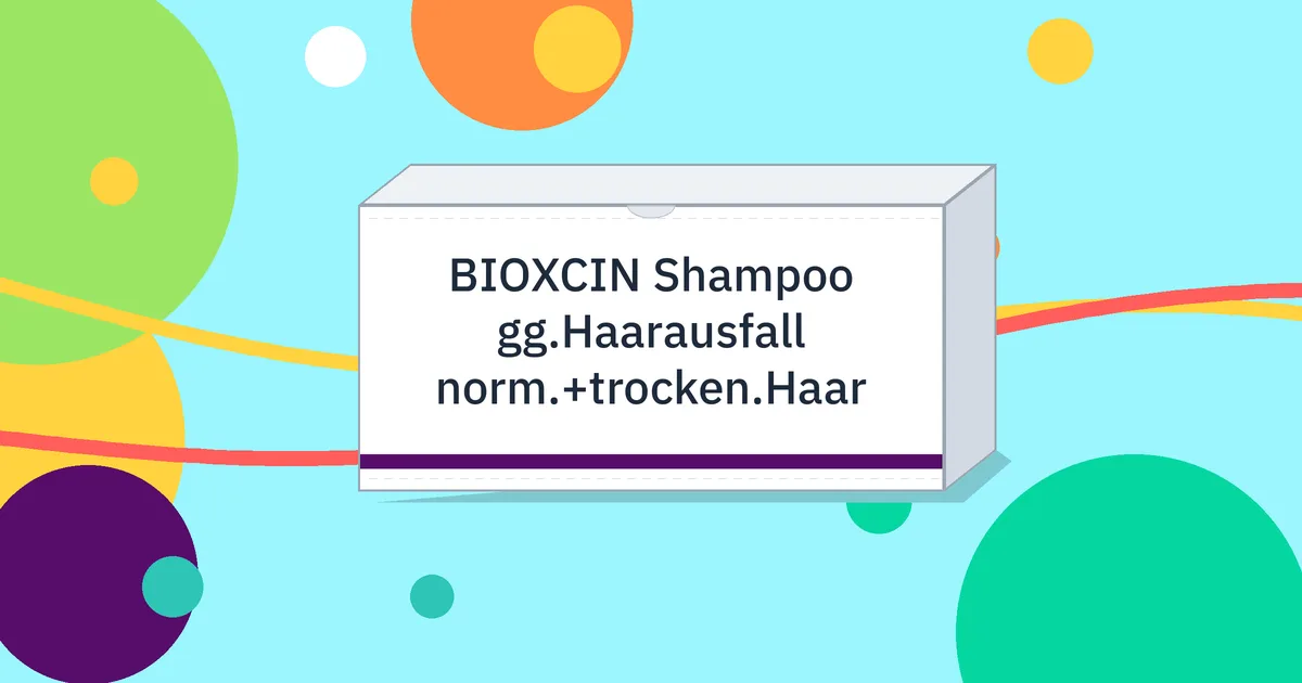 Symbolbild: Packung mit der Aufschrift BIOXCIN Shampoo gg.Haarausfall norm.+trocken.Haar (PZN 19216211) – Verfügbarkeit und Bezug in Apotheken in Frankfurt am Main