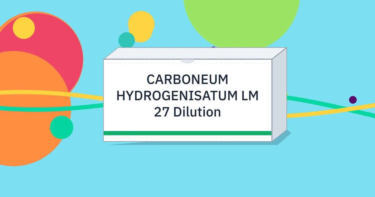 Symbolbild: Packung mit der Aufschrift CARBONEUM HYDROGENISATUM LM 27 Dilution (PZN 13428366) – Verfügbarkeit und Bezug in Apotheken in Frankfurt am Main