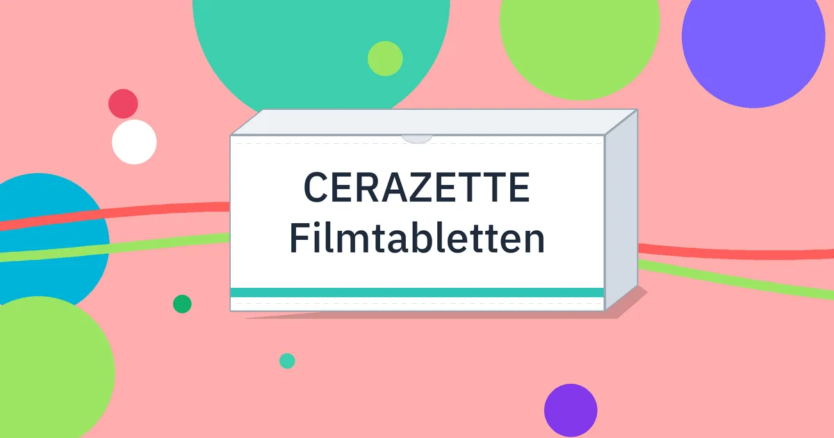 Symbolbild: Packung mit der Aufschrift CERAZETTE Filmtabletten (PZN 05862522) – Verfügbarkeit und Bezug in Apotheken in Frankfurt am Main