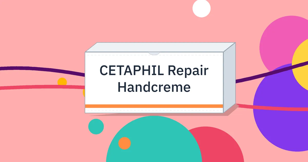 Symbolbild: Packung mit der Aufschrift CETAPHIL Repair Handcreme (PZN 15897148) – Verfügbarkeit und Bezug in Apotheken in Frankfurt am Main