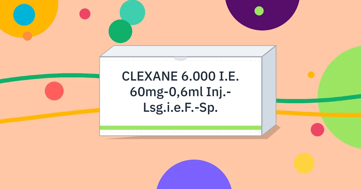 Symbolbild: Packung mit der Aufschrift CLEXANE 6.000 I.E. 60mg-0,6ml Inj.-Lsg.i.e.F.-Sp. (PZN 13567091) – Verfügbarkeit und Bezug in Apotheken in Frankfurt am Main