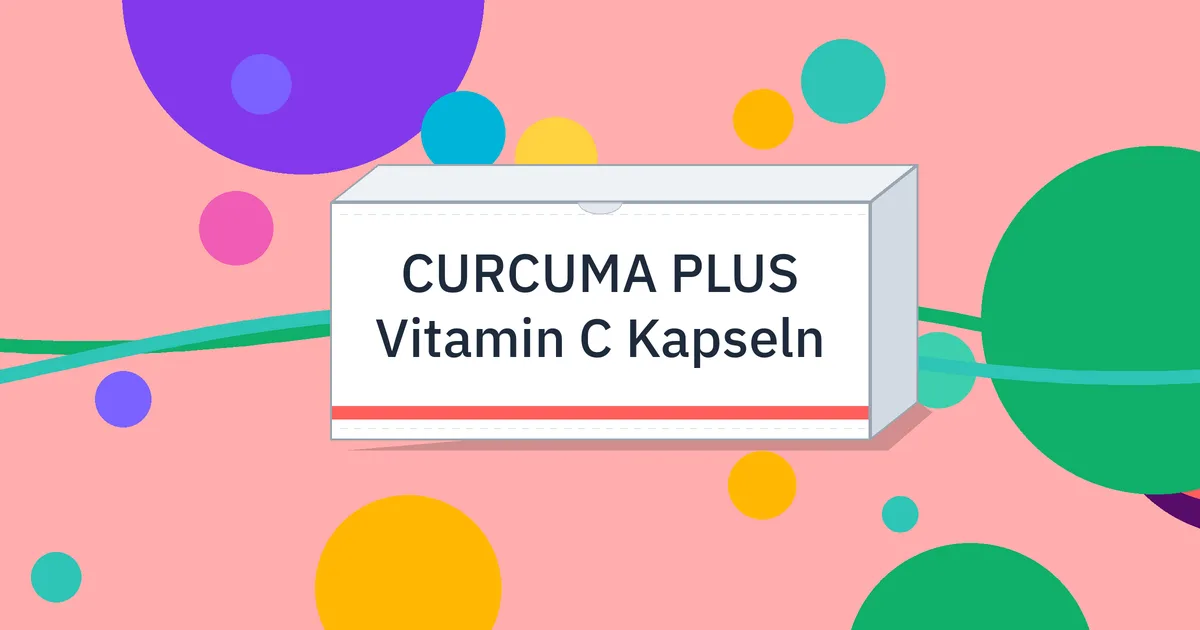 Symbolbild: Packung mit der Aufschrift CURCUMA PLUS Vitamin C Kapseln (PZN 10088071) – Verfügbarkeit und Bezug in Apotheken in Frankfurt am Main
