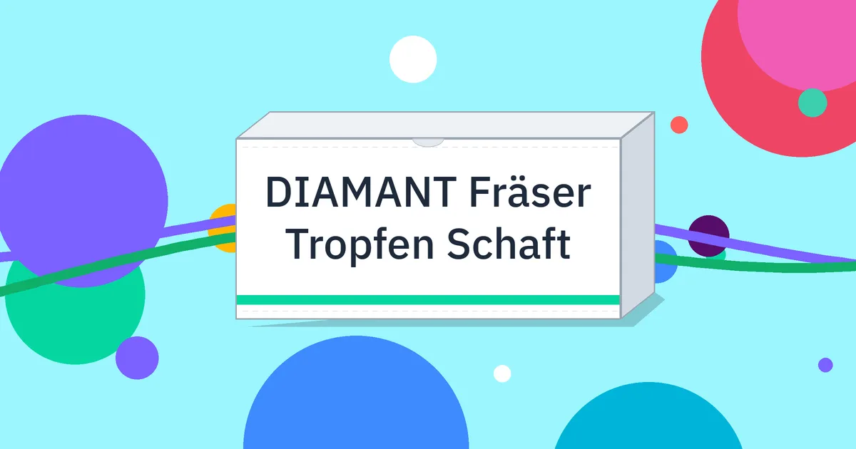 Symbolbild: Packung mit der Aufschrift DIAMANT Fräser Tropfen Schaft (PZN 02576098) – Verfügbarkeit und Bezug in Apotheken in Frankfurt am Main