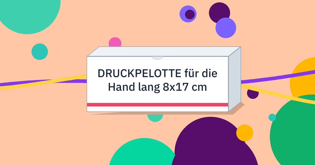 Symbolbild: Packung mit der Aufschrift DRUCKPELOTTE für die Hand lang 8x17 cm (PZN 10553734) – Verfügbarkeit und Bezug in Apotheken in Frankfurt am Main