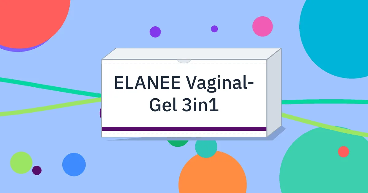Symbolbild: Packung mit der Aufschrift ELANEE Vaginal-Gel 3in1 (PZN 20573028) – Verfügbarkeit und Bezug in Apotheken in Frankfurt am Main
