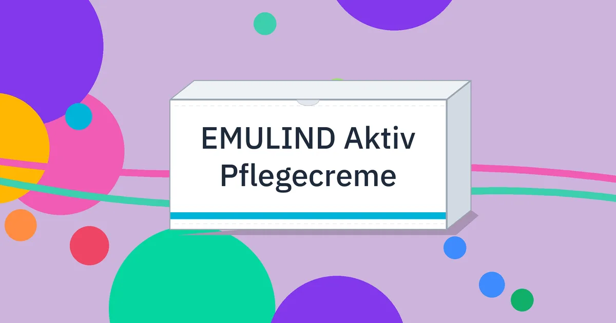 Symbolbild: Packung mit der Aufschrift EMULIND Aktiv Pflegecreme (PZN 00687072) – Verfügbarkeit und Bezug in Apotheken in Frankfurt am Main