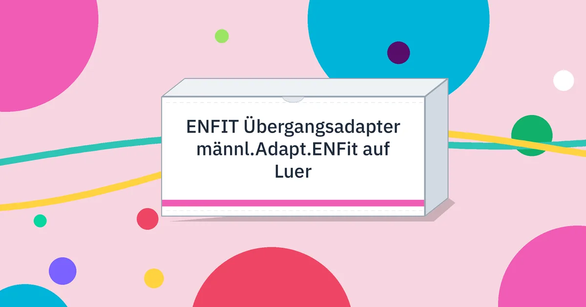 Symbolbild: Packung mit der Aufschrift ENFIT Übergangsadapter männl.Adapt.ENFit auf Luer (PZN 14344938) – Verfügbarkeit und Bezug in Apotheken in Frankfurt am Main