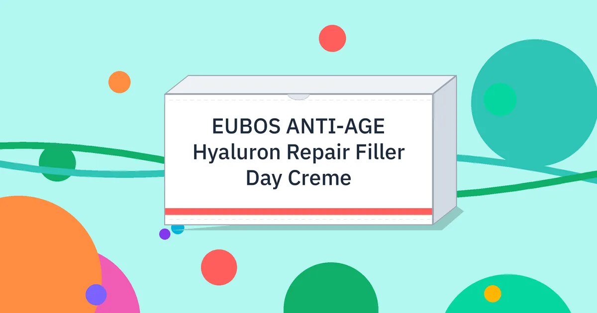Symbolbild: Packung mit der Aufschrift EUBOS ANTI-AGE Hyaluron Repair Filler Day Creme (PZN 13649676) – Verfügbarkeit und Bezug in Apotheken in Frankfurt am Main