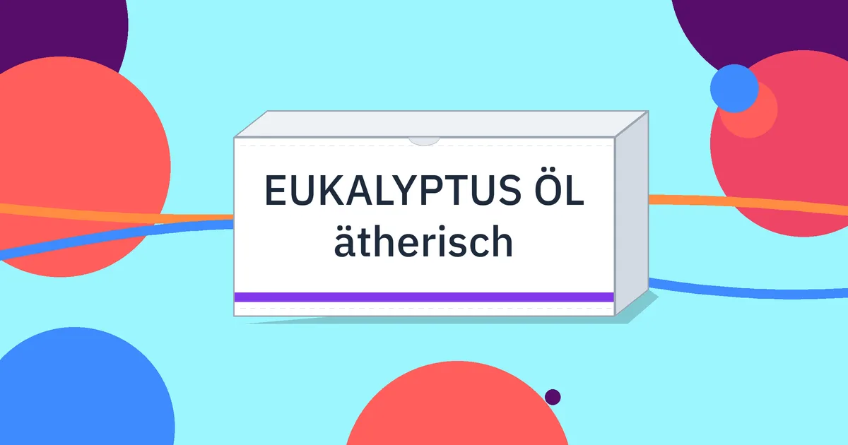 Symbolbild: Packung mit der Aufschrift EUKALYPTUS ÖL ätherisch (PZN 01539497) – Verfügbarkeit und Bezug in Apotheken in Frankfurt am Main
