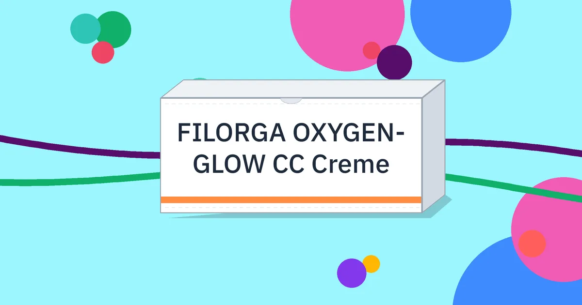 Symbolbild: Packung mit der Aufschrift FILORGA OXYGEN-GLOW CC Creme (PZN 18898881) – Verfügbarkeit und Bezug in Apotheken in Frankfurt am Main