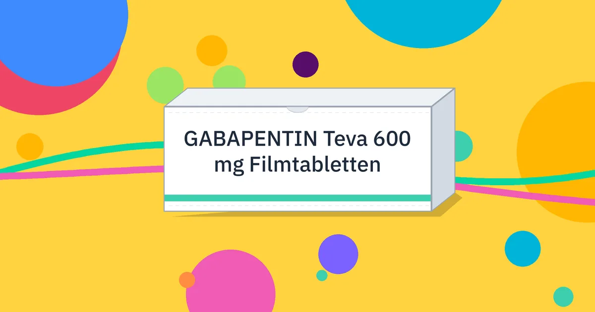 Symbolbild: Packung mit der Aufschrift GABAPENTIN Teva 600 mg Filmtabletten (PZN 01465876) – Verfügbarkeit und Bezug in Apotheken in Frankfurt am Main