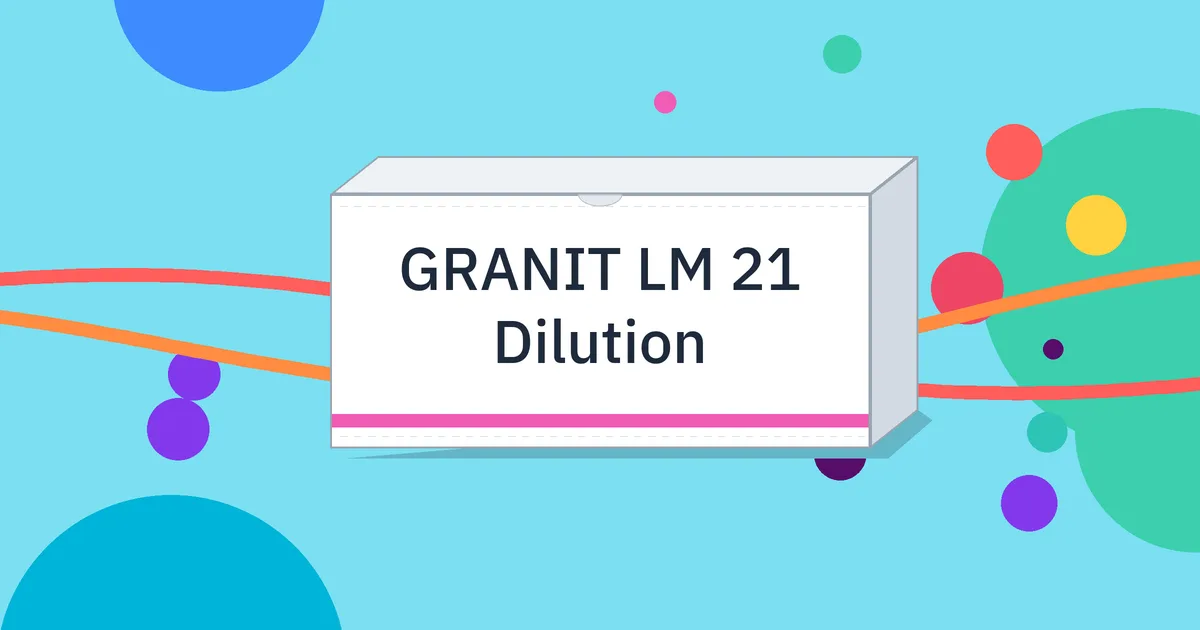 Symbolbild: Packung mit der Aufschrift GRANIT LM 21 Dilution (PZN 12881402) – Verfügbarkeit und Bezug in Apotheken in Frankfurt am Main