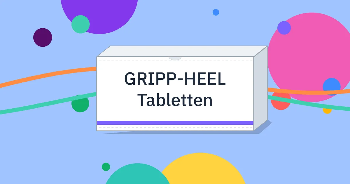 Symbolbild: Packung mit der Aufschrift GRIPP-HEEL Tabletten (PZN 14057937) – Verfügbarkeit und Bezug in Apotheken in Frankfurt am Main