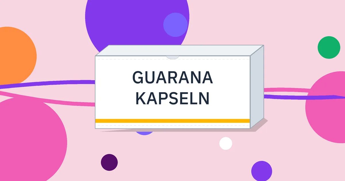 Symbolbild: Packung mit der Aufschrift GUARANA KAPSELN (PZN 16044229) – Verfügbarkeit und Bezug in Apotheken in Frankfurt am Main