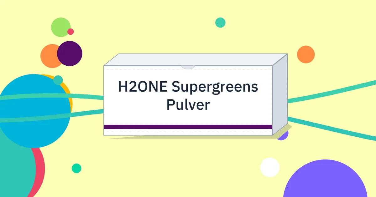 Symbolbild: Packung mit der Aufschrift H2ONE Supergreens Pulver (PZN 19422867) – Verfügbarkeit und Bezug in Apotheken in Frankfurt am Main