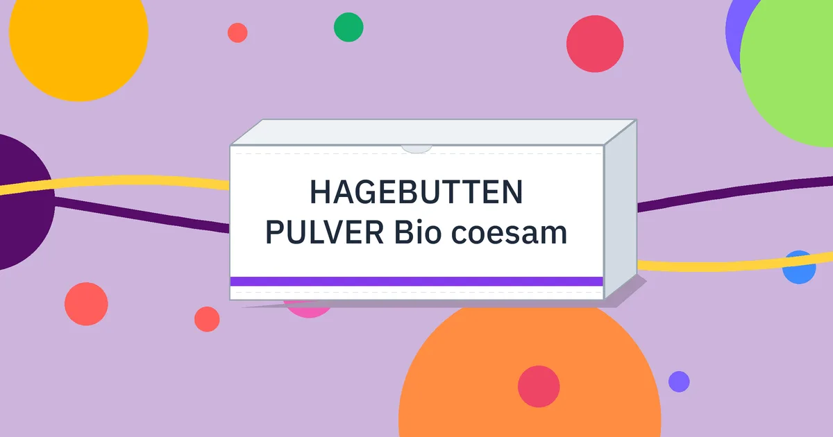 Symbolbild: Packung mit der Aufschrift HAGEBUTTEN PULVER Bio coesam (PZN 12545785) – Verfügbarkeit und Bezug in Apotheken in Frankfurt am Main
