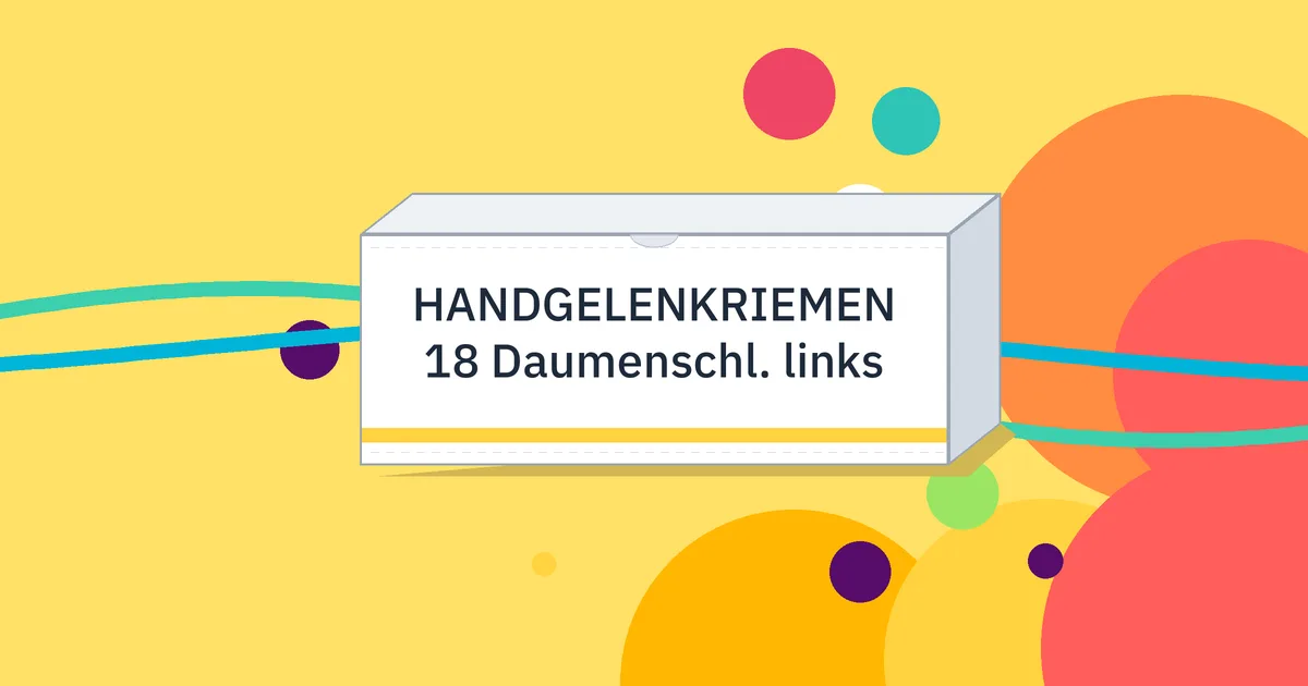 Symbolbild: Packung mit der Aufschrift HANDGELENKRIEMEN 18 Daumenschl. links (PZN 02388020) – Verfügbarkeit und Bezug in Apotheken in Frankfurt am Main