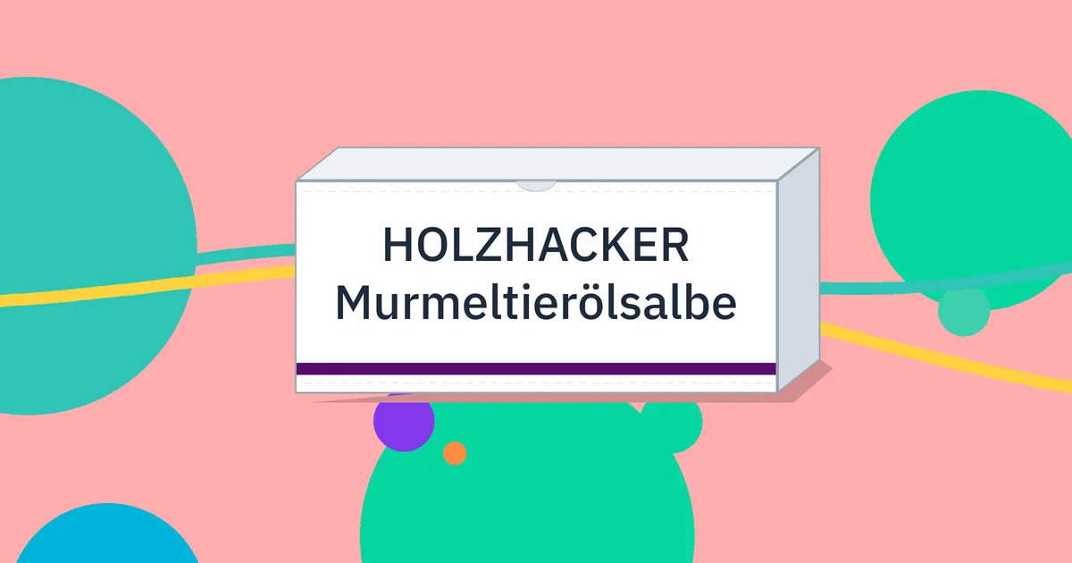 Symbolbild: Packung mit der Aufschrift HOLZHACKER Murmeltierölsalbe (PZN 20892779) – Verfügbarkeit und Bezug in Apotheken in Frankfurt am Main