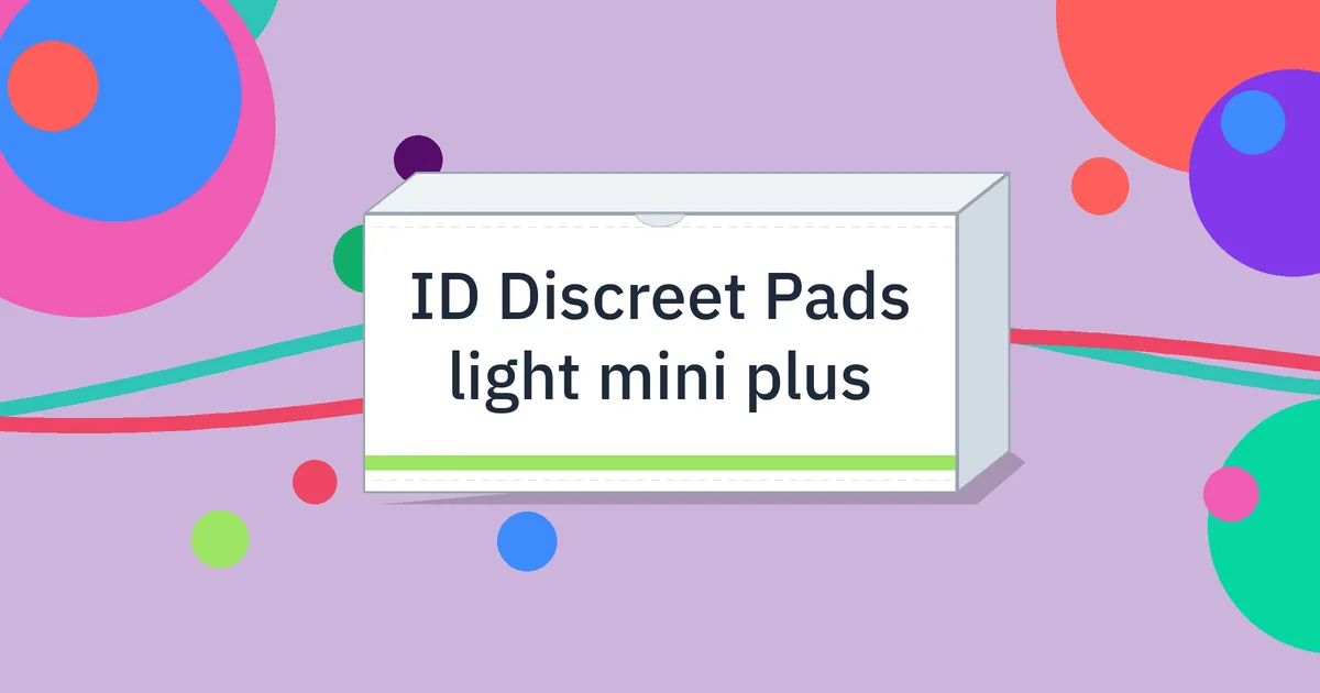 Symbolbild: Packung mit der Aufschrift ID Discreet Pads light mini plus (PZN 19489073) – Verfügbarkeit und Bezug in Apotheken in Frankfurt am Main