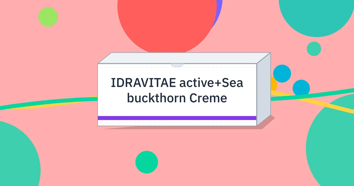 Symbolbild: Packung mit der Aufschrift IDRAVITAE active+Sea buckthorn Creme (PZN 19162024) – Verfügbarkeit und Bezug in Apotheken in Frankfurt am Main