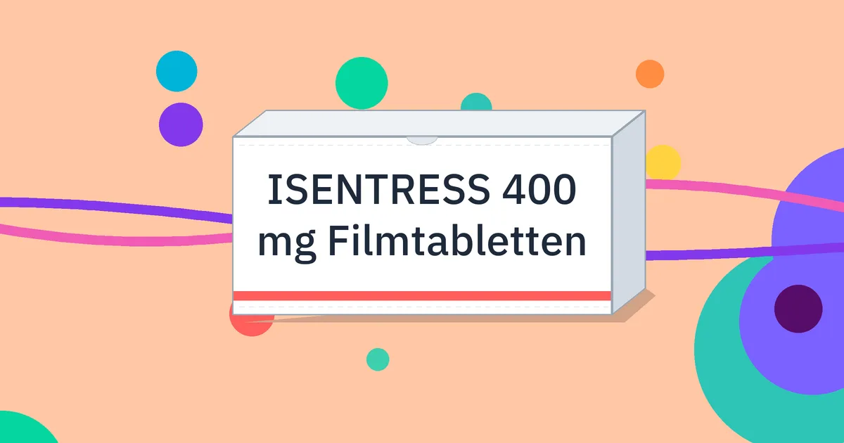 Symbolbild: Packung mit der Aufschrift ISENTRESS 400 mg Filmtabletten (PZN 13711837) – Verfügbarkeit und Bezug in Apotheken in Frankfurt am Main