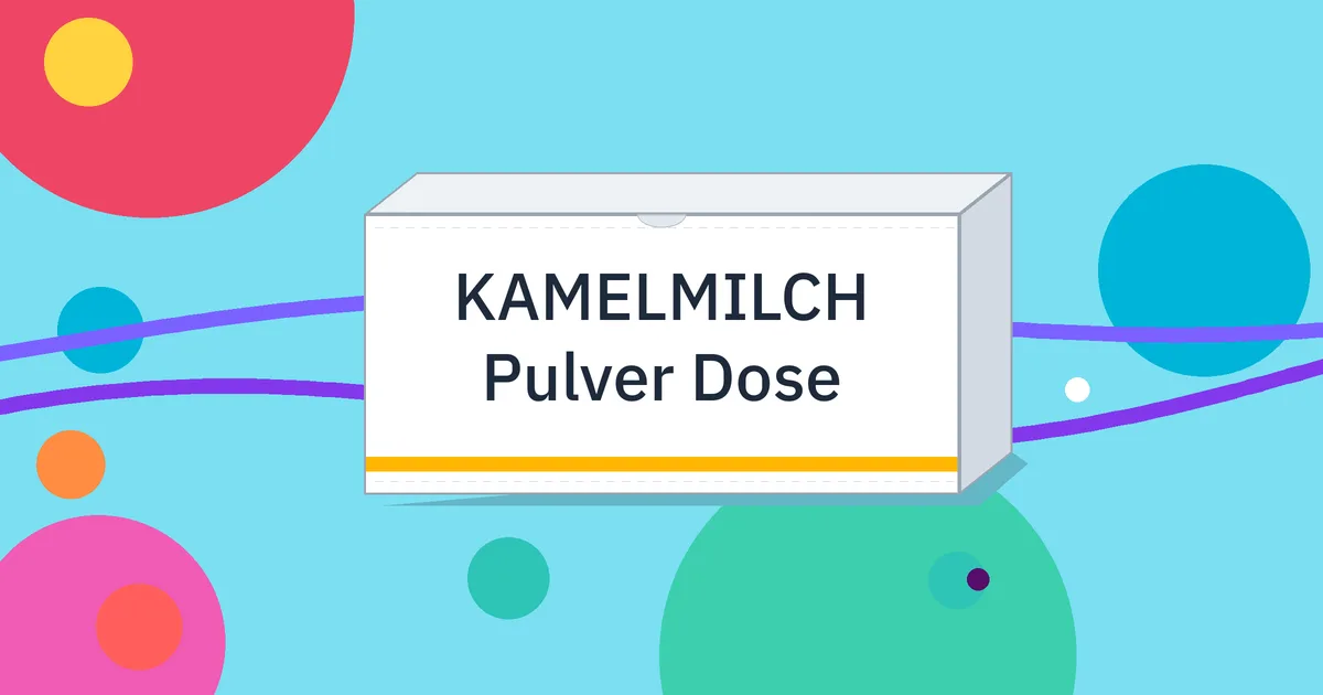 Symbolbild: Packung mit der Aufschrift KAMELMILCH Pulver Dose (PZN 19892260) – Verfügbarkeit und Bezug in Apotheken in Frankfurt am Main