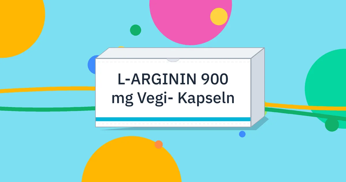 Symbolbild: Packung mit der Aufschrift L-ARGININ 900 mg Vegi- Kapseln (PZN 16396477) – Verfügbarkeit und Bezug in Apotheken in Frankfurt am Main