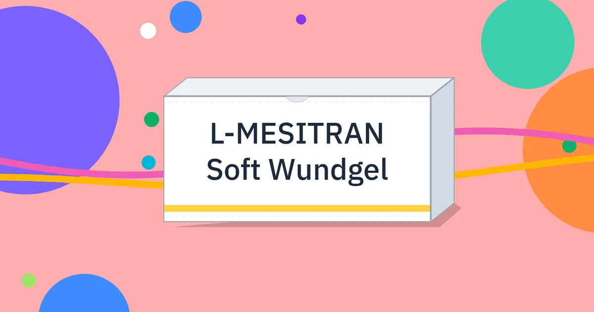 Symbolbild: Packung mit der Aufschrift L-MESITRAN Soft Wundgel (PZN 13157619) – Verfügbarkeit und Bezug in Apotheken in Frankfurt am Main