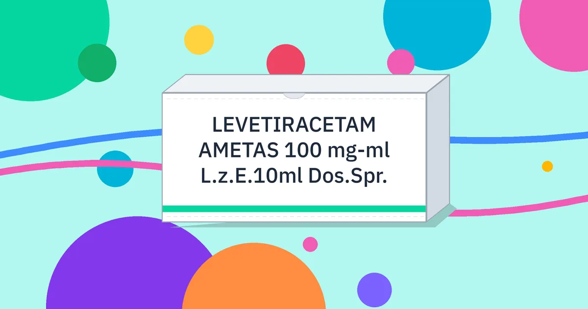 Symbolbild: Packung mit der Aufschrift LEVETIRACETAM AMETAS 100 mg-ml L.z.E.10ml Dos.Spr. (PZN 17903284) – Verfügbarkeit und Bezug in Apotheken in Frankfurt am Main