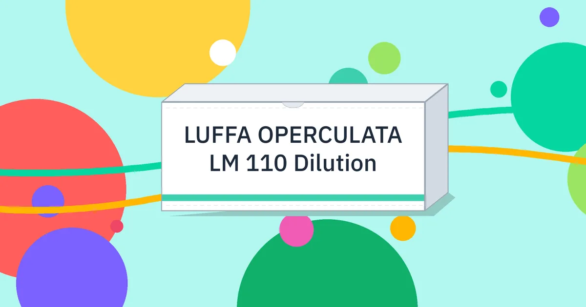 Symbolbild: Packung mit der Aufschrift LUFFA OPERCULATA LM 110 Dilution (PZN 12933607) – Verfügbarkeit und Bezug in Apotheken in Frankfurt am Main