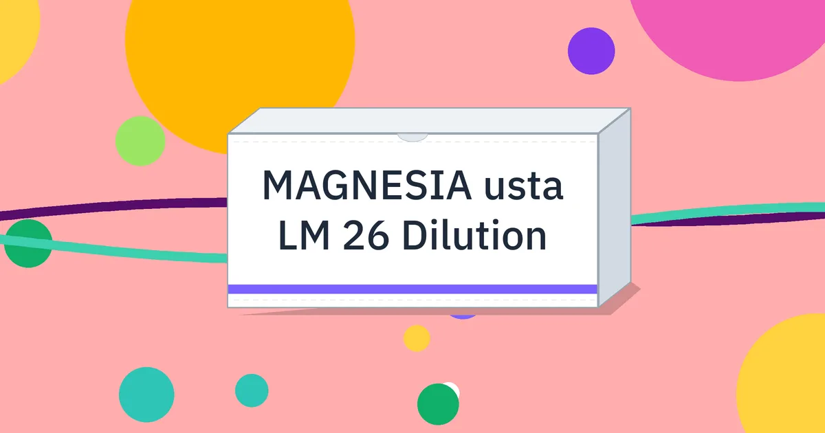 Symbolbild: Packung mit der Aufschrift MAGNESIA usta LM 26 Dilution (PZN 13539120) – Verfügbarkeit und Bezug in Apotheken in Frankfurt am Main