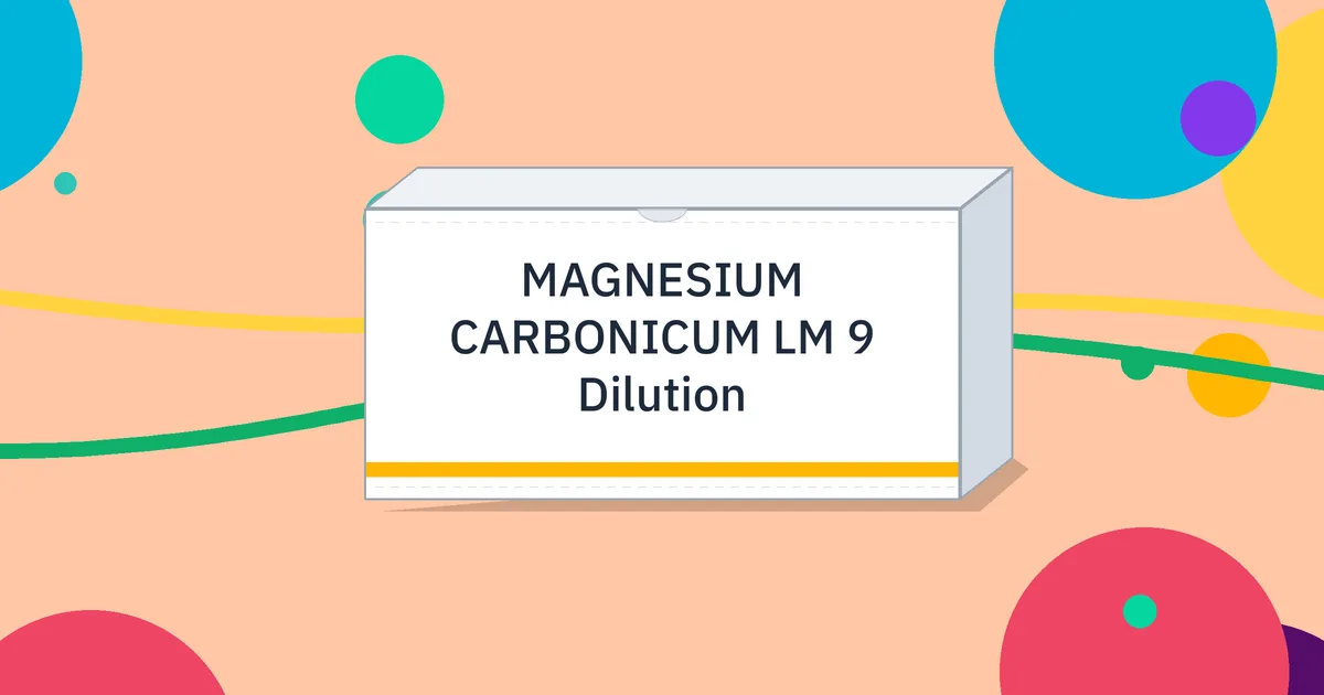 Symbolbild: Packung mit der Aufschrift MAGNESIUM CARBONICUM LM 9 Dilution (PZN 12936994) – Verfügbarkeit und Bezug in Apotheken in Frankfurt am Main