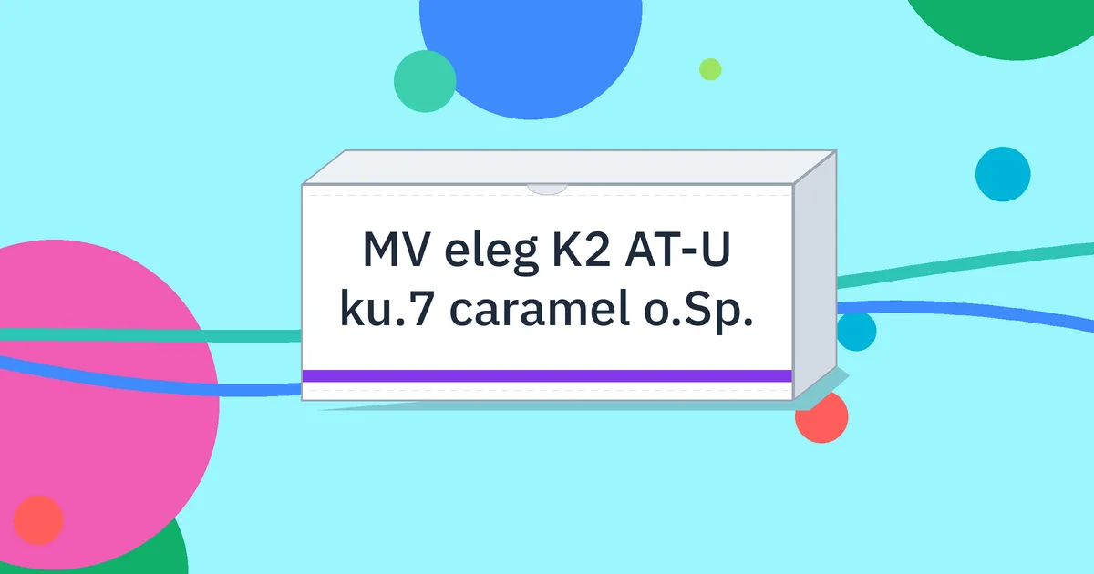 Symbolbild: Packung mit der Aufschrift MV eleg K2 AT-U ku.7 caramel o.Sp. (PZN 00530330) – Verfügbarkeit und Bezug in Apotheken in Frankfurt am Main
